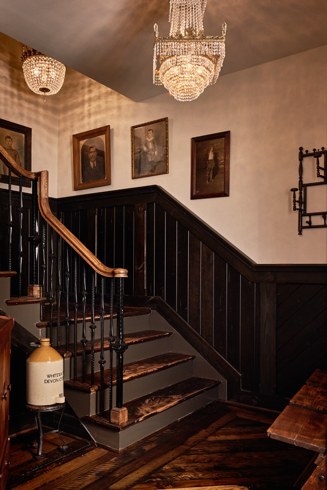 Irish Pub - Rustic - Staircase - Charlotte - by New Old, LLC | Houzz