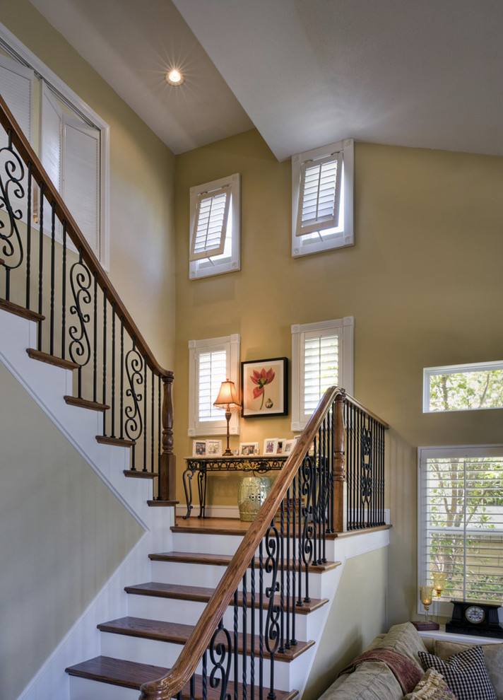 Iron and Wood Staircase - Traditional - Staircase - Los Angeles - by ...