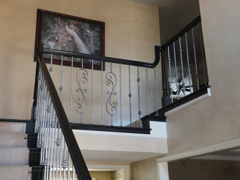 Iron Spindles - Antique Nickle, New Custom Wood End Caps and Wall Caps ...