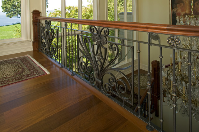 Iron Stair Railing - Eclectic - Staircase - Seattle - by Robert Egge ...