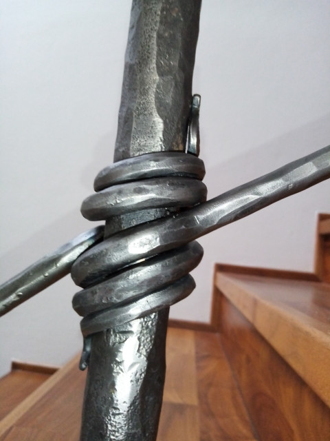 Iron Work, hand forged custom Railing for Luxury Home in Northern ...