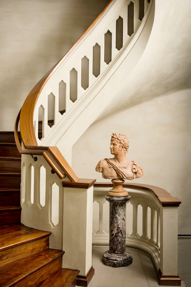Italian Tuscan Villa Style Inspired Home - Mediterranean - Staircase ...