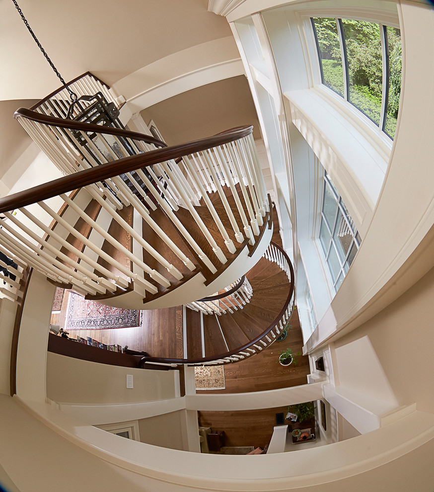 Jacobean Tudor - Traditional - Staircase - Boston - by Woodmeister ...