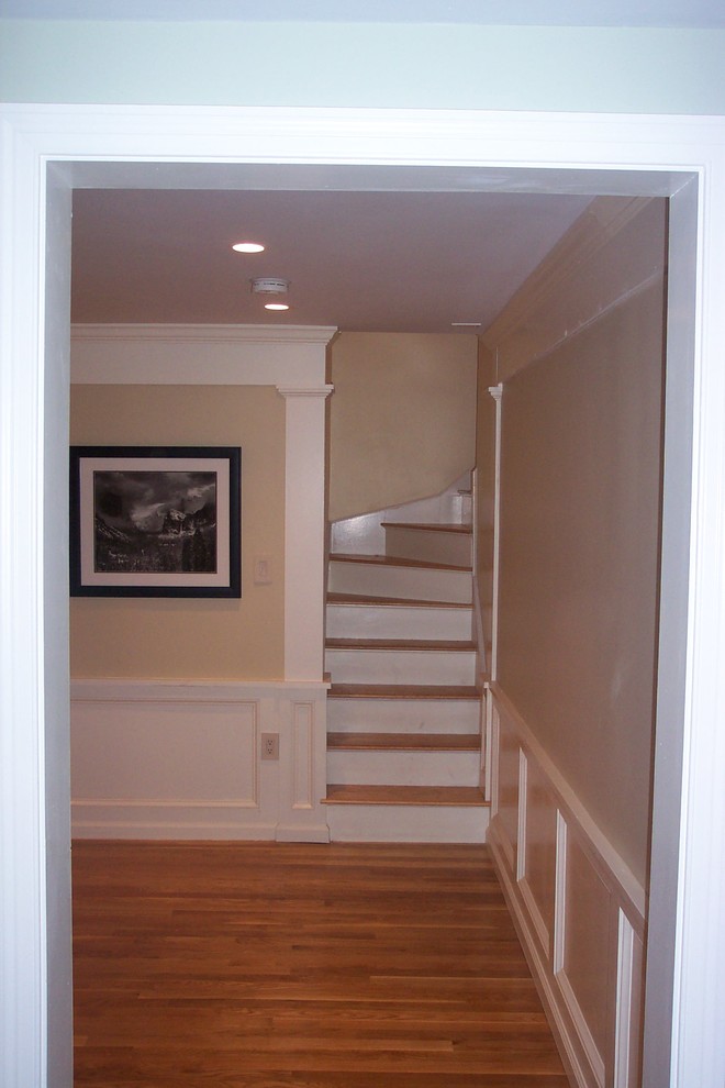 Kitchen bump out and remodel - Traditional - Staircase - Boston - by ...