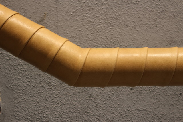 Leather wrapped handrail - Contemporary - Staircase - Sydney - by BOUND ...