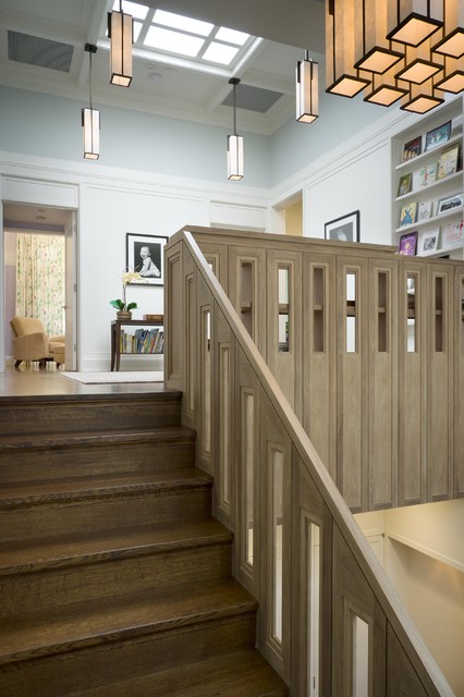 LEED-Certified Gold Home Stair Hall - Modern - Staircase - Chicago - by ...