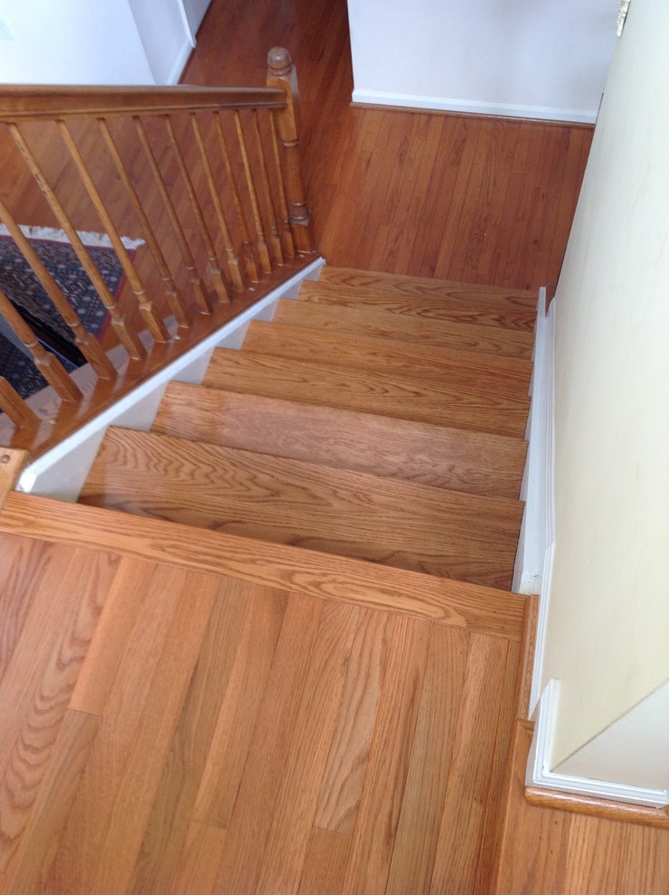 Linda C staircase- Catonsville, Md - Traditional - Staircase ...