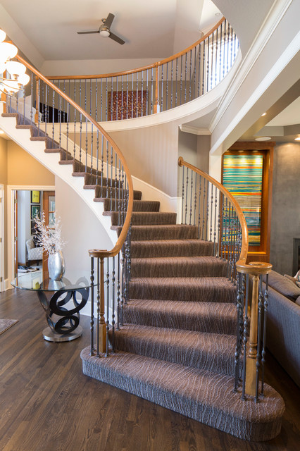 Links at Lionsgate - Contemporary - Staircase - Kansas City - by Alan ...
