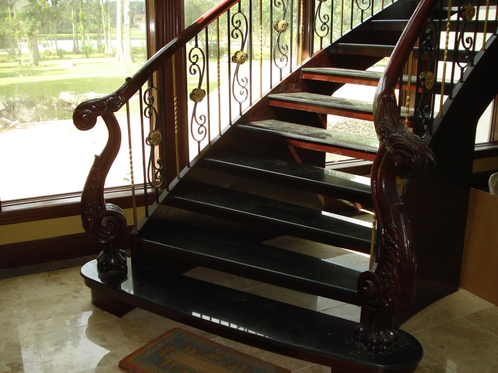 Lion Head Stairway - Mediterranean - Staircase - Tampa - by JTR ...