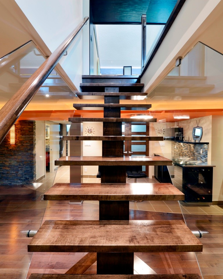 LLS Basement - Contemporary - Staircase - Ottawa - by Suzanne Martin ...