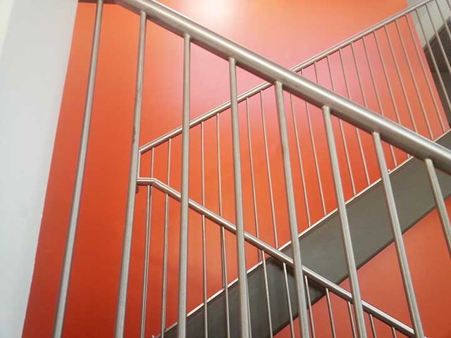 Los Gatos Stainless Steel Guardrail and Handrail - Modern - Staircase ...