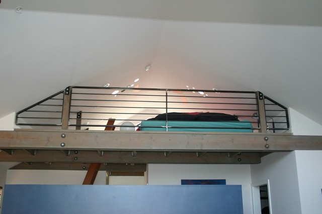 Los Osos: Rustic Loft Railing - Rustic - Staircase - San Luis Obispo ...