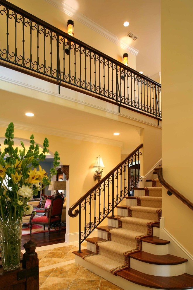 Lutherville-stair 2 - Traditional - Staircase - Baltimore - by HBF plus ...