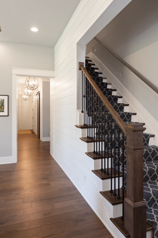 Madeira Modern Farmhouse - Country - Staircase - Cincinnati - by ...