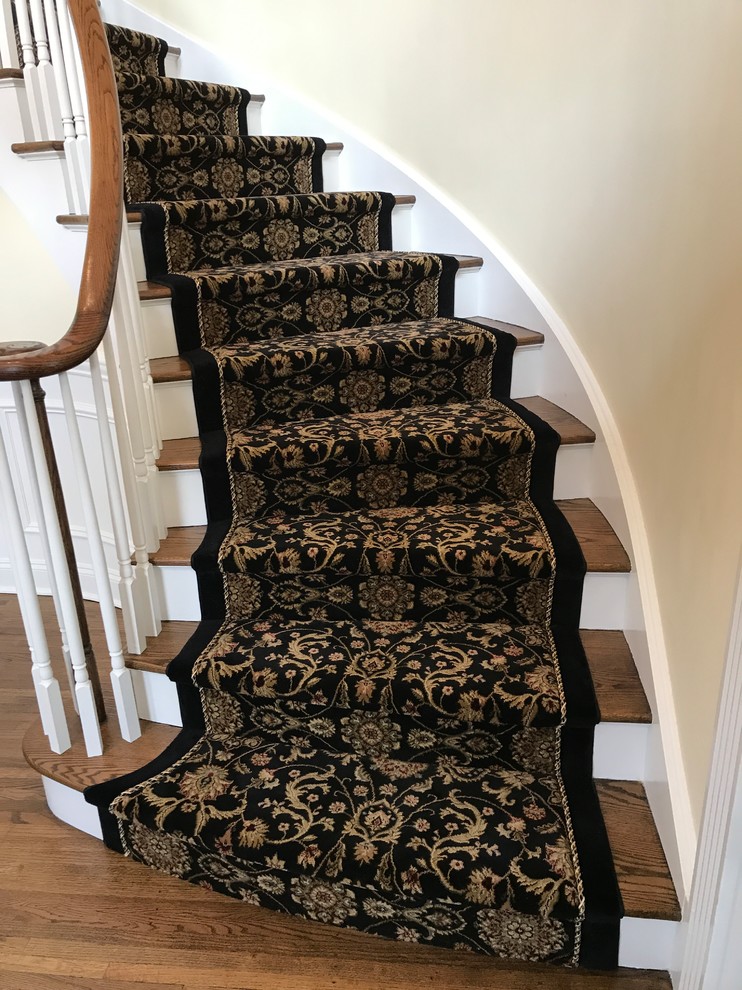 Mahwah, NJ - Custom Stair and Hallway Runner - Transitional - Staircase ...
