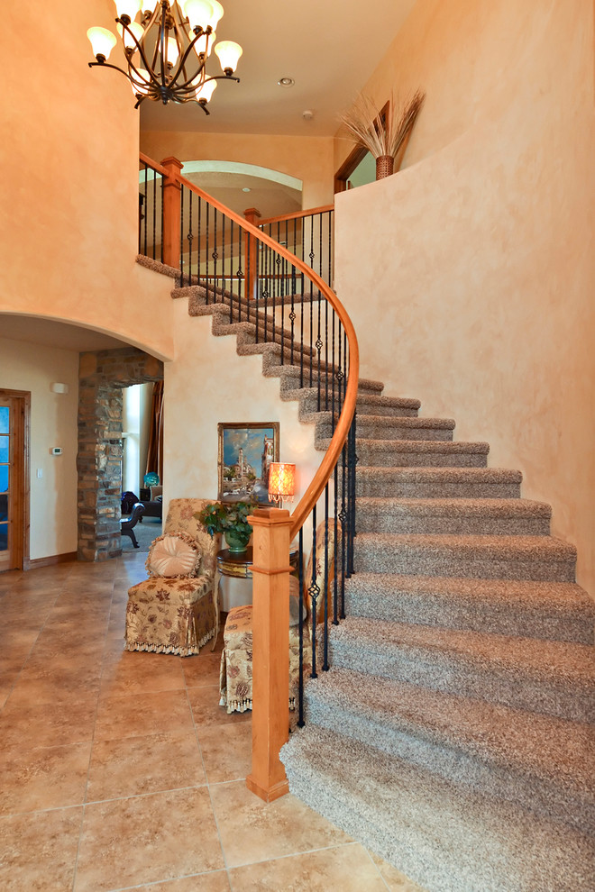Main entrance staircase - Eclectic - Staircase - Denver