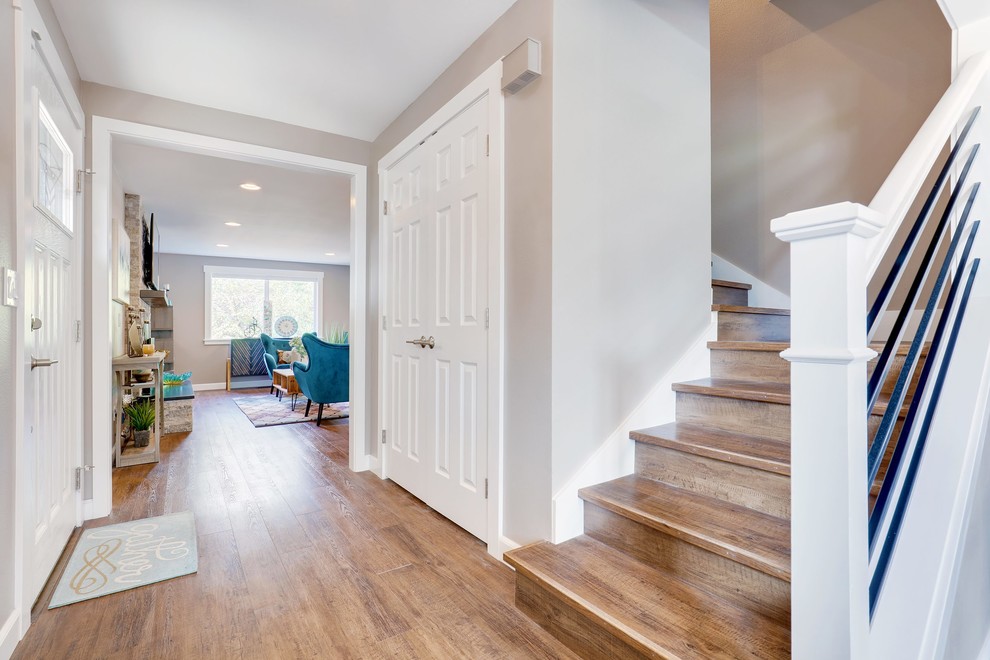 Main Floor Redesign - Contemporary - Staircase - Seattle - by J B ...