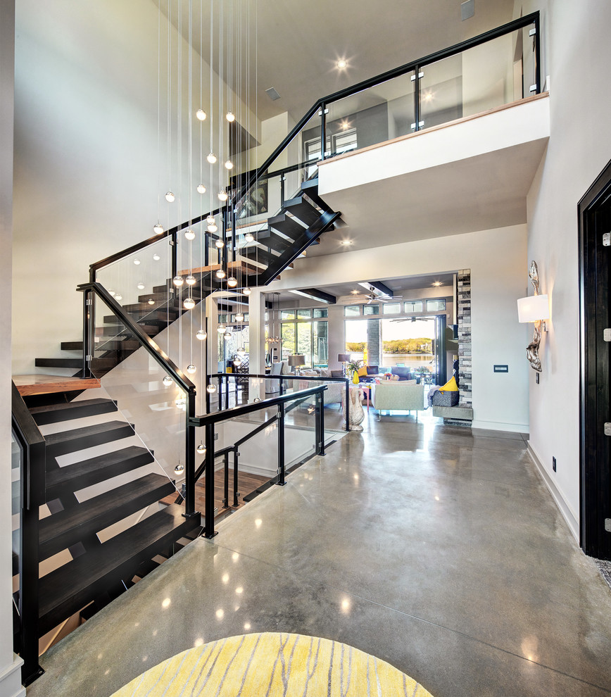 Malibu Floor Plan - Contemporary - Staircase - Kansas City - by Starr ...