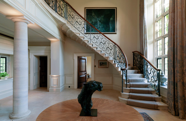 Manor House, Oxfordshire - Traditional - Staircase - Oxfordshire - by ...