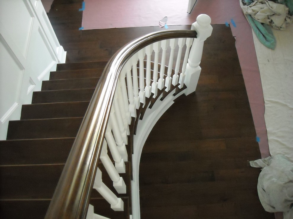 Margate, NJ flared staircase - Traditional - Staircase - Philadelphia ...