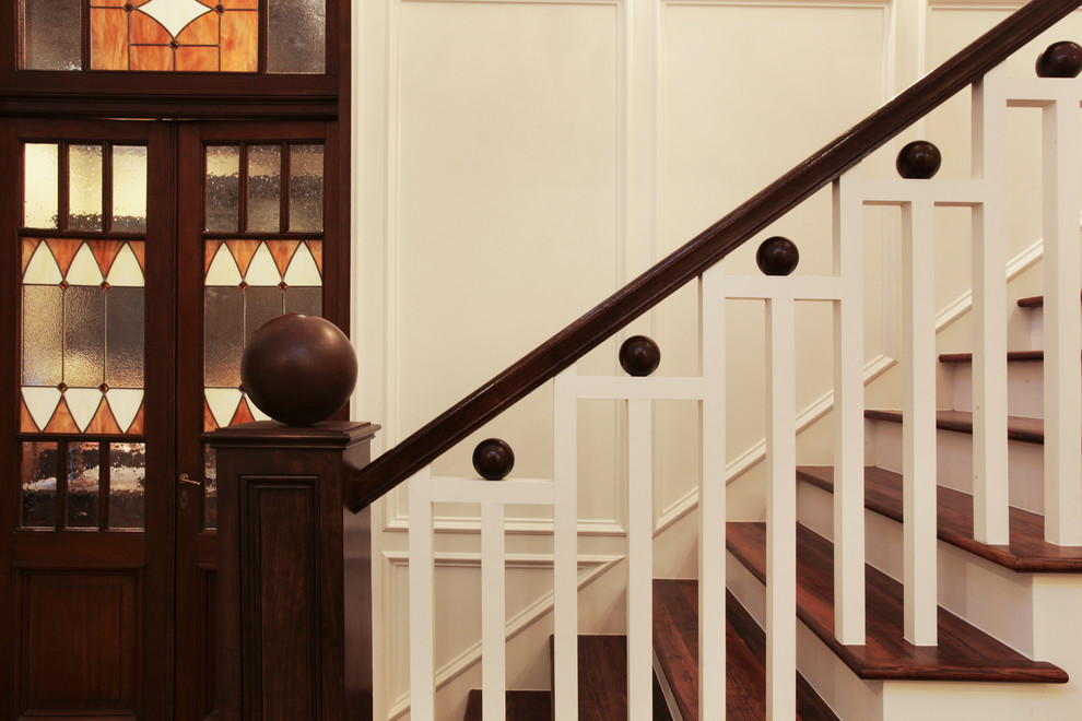 Memorial Hamptons Style - Traditional - Staircase - Houston - by ...