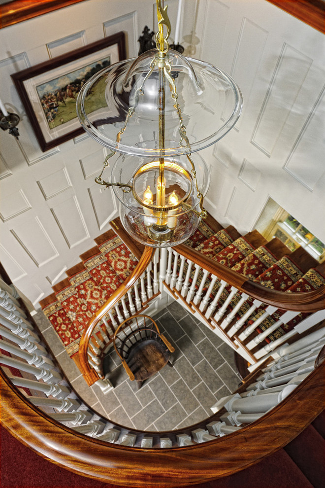 Mercer Hill Farm - Staircase - Farmhouse - Staircase - Philadelphia ...