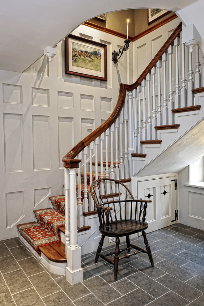 Mercer HIll Farm - Staircase - Farmhouse - Staircase - Philadelphia ...