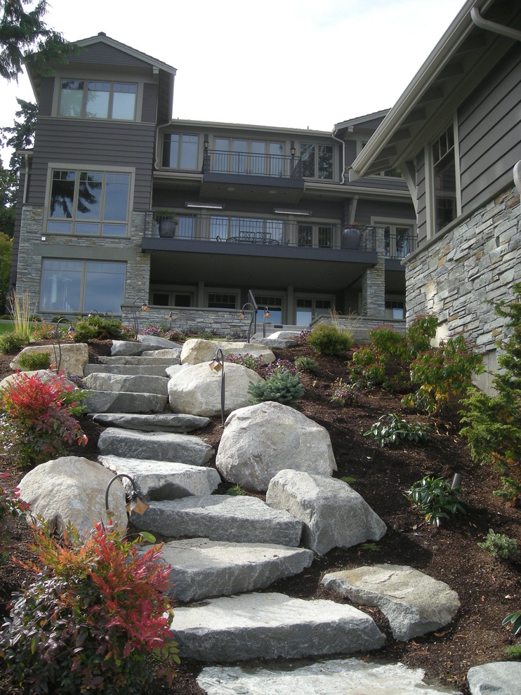Mercer Island Waterfront - Transitional - Staircase - Seattle - by Nyce ...