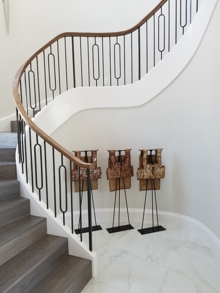 Metal Balusters - Staircase - Miami - by Florida Stairworks & Carpentry ...
