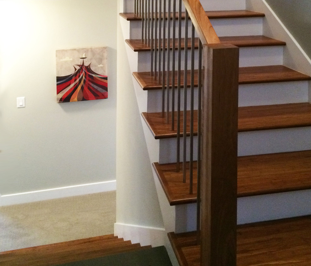 Mid-Century Mountain Home - Modern - Staircase - Other - by Bauer ...