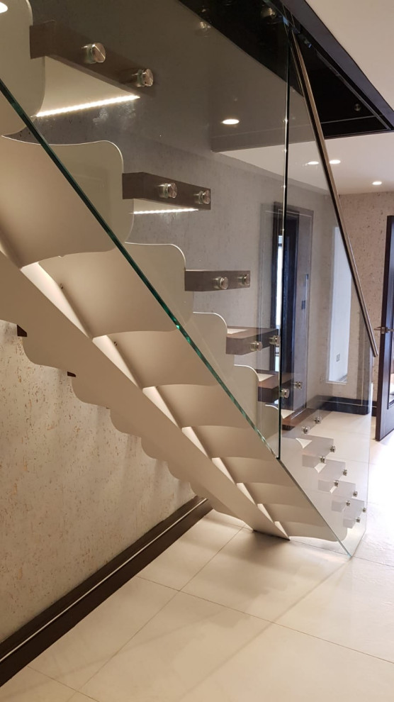 Middle Spine Stairs 9 - HA6, Northwood - Contemporary - Staircase ...