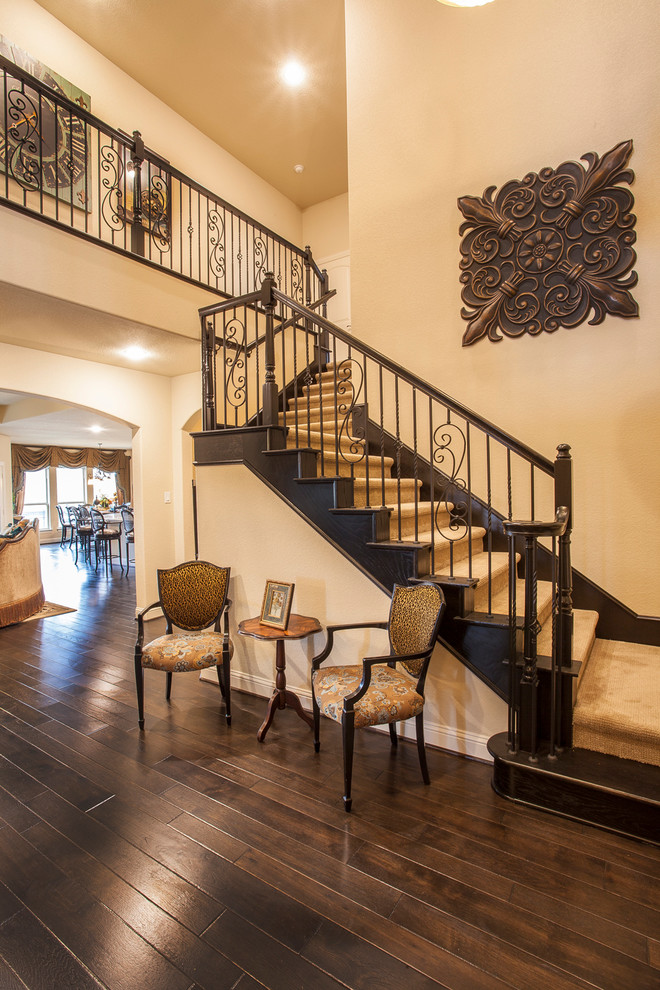 Model Home - Tuscany Traditional Style - Traditional - Staircase ...