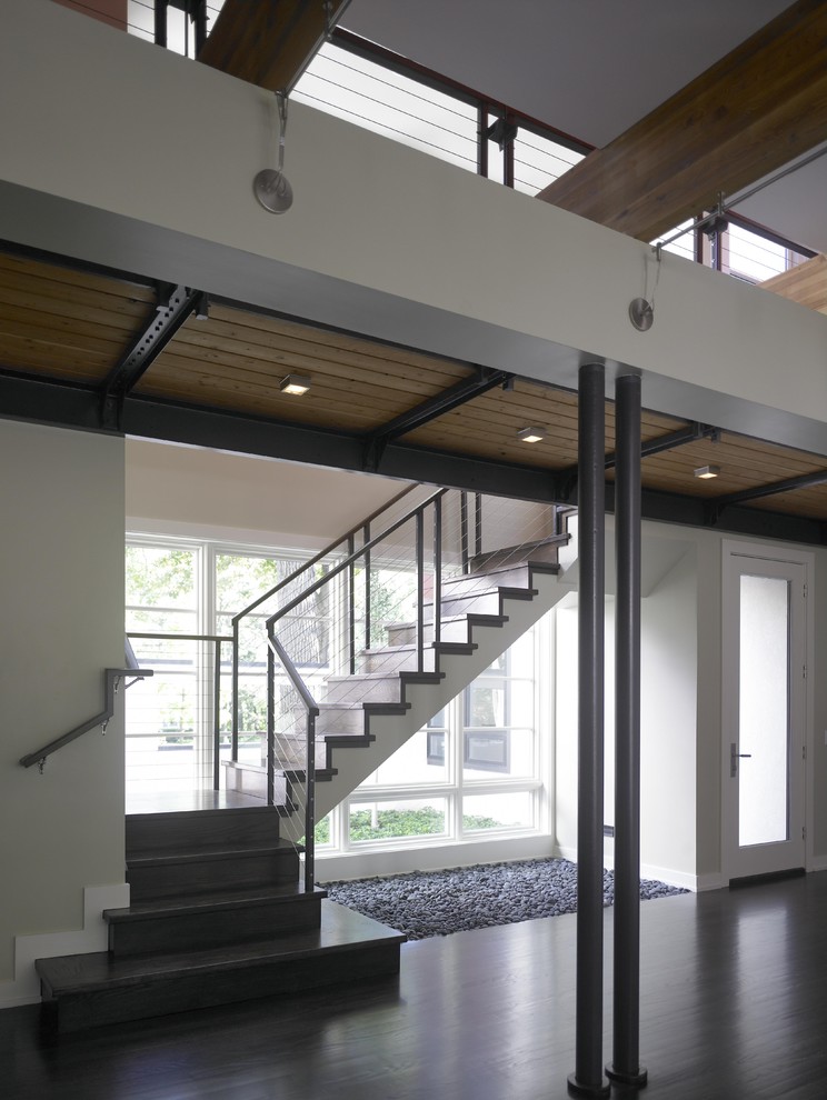 Modern Bridge House Staircase - Modern - Staircase - Chicago - by BBA ...