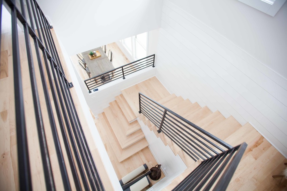 Modern Farm House - Farmhouse - Staircase - Other - by Michael's Homes ...