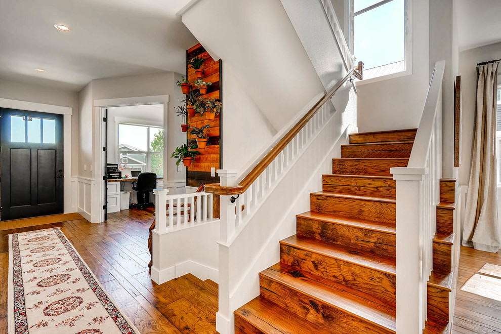 Modern Farm House - New Build - Country - Staircase - Denver - by BV ...