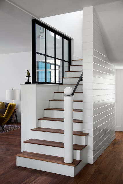 Modern Farm House - Campagne - Escalier - Austin - par Cuppett ...