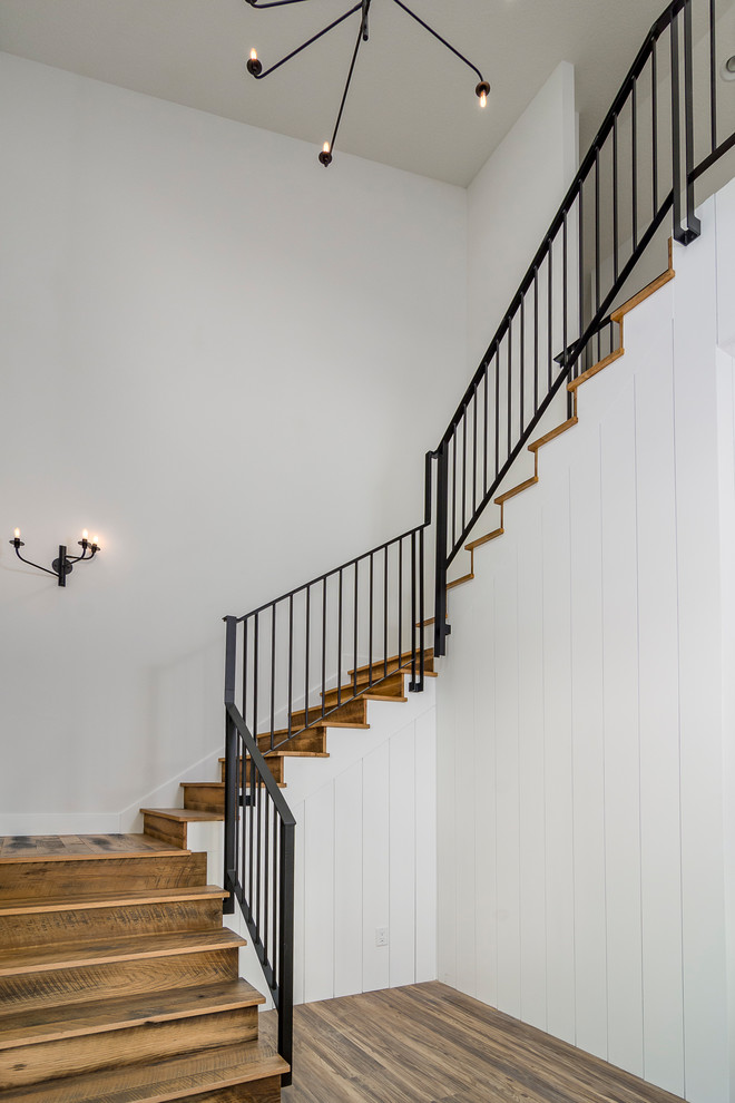 Modern Farmhouse - Farmhouse - Staircase - Other - by Corporate Decor ...
