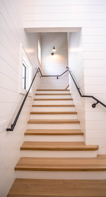 Modern Farmhouse - Country - Staircase - Atlanta - by Infinite Home ...
