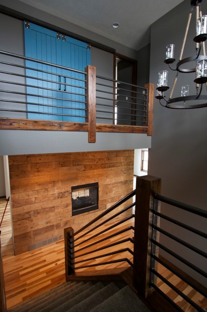 Modern Farmhouse - Campagne - Escalier - Autres périmètres - par Sierra ...