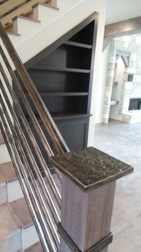 Modern Farmhouse Stair Rail - Staircase - Other - by Berryhill ...