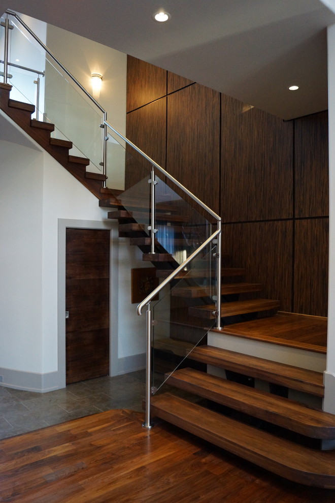 Modern Home Design - Contemporary - Staircase - Nashville - by Mitchell ...