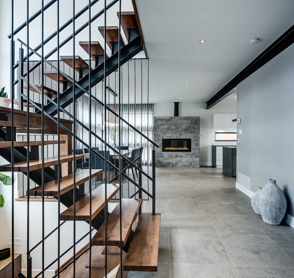 Modern Home in Montreal - Contemporary - Staircase - Montreal - by ...