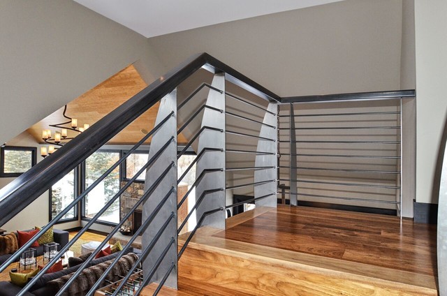 Modern Industrial Metal Staircase - Modern - Staircase - Denver - by In ...