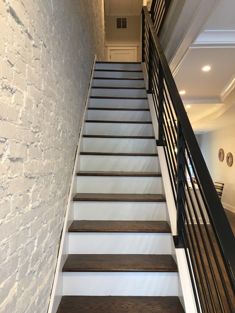 Modern Minimalist Interior Stair Railing - Moderne - Escalier ...