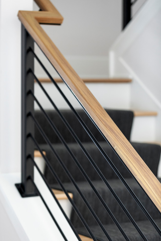 Modern Minnetonka Two-Story - Transitional - Staircase - Minneapolis ...