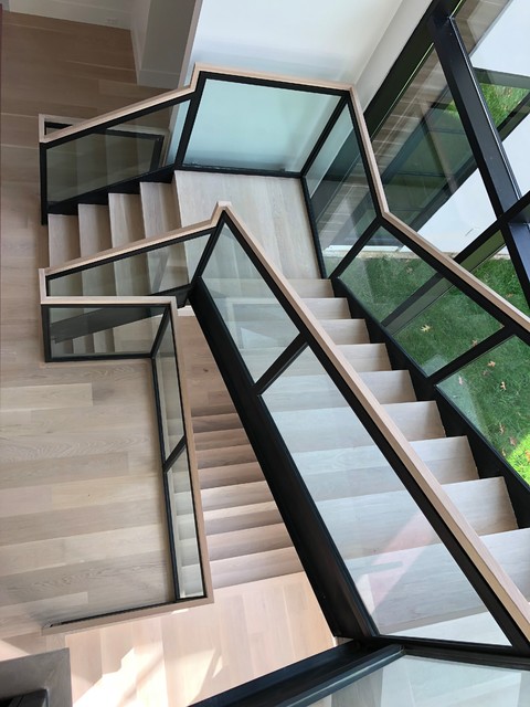 Modern Open Stringer - New Jersey - Modern - Staircase - New York - by ...