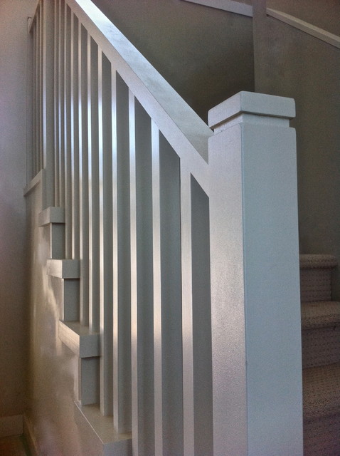 Modern Painted Railing - Modern - Staircase - Vancouver - by Alviar ...