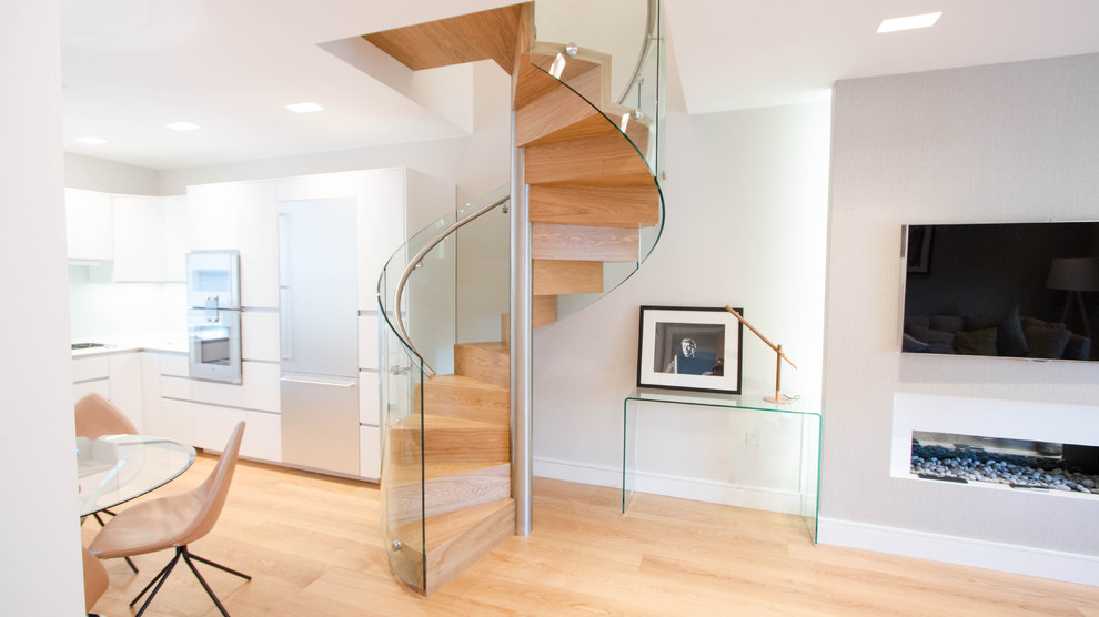 Modern Spiral Zig Zag Stairs - Modern - Staircase - London - by ...