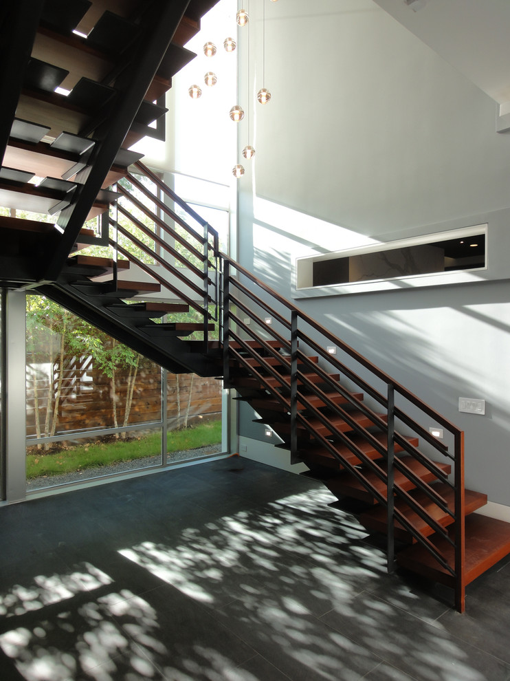 Modernity on University (sneak peek) - Modern - Staircase - Houston ...