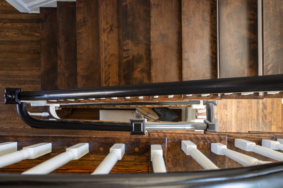 Modernized Center Hall Colonial - Modern - Staircase - New York - by ...